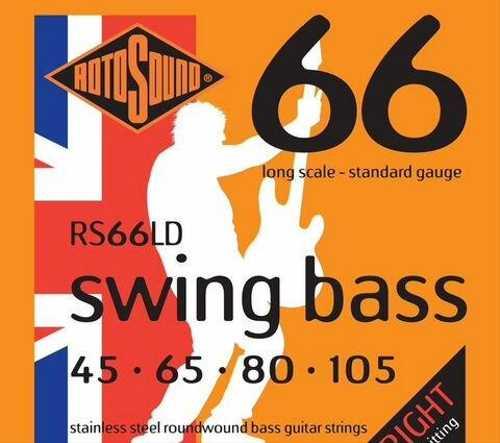 Струны Rotosound rs66ld bass strings stainless ste