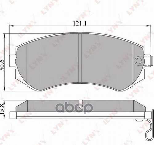 Колодки тормозные дисковые перед nissan Almera