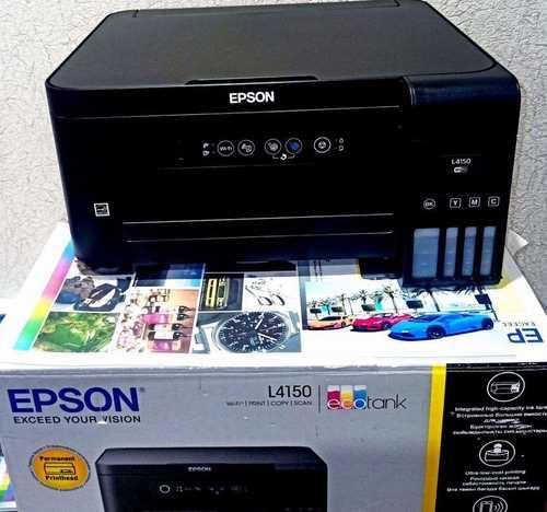 Принтер цветной мфу (Epson L4150) с Wi-Fi