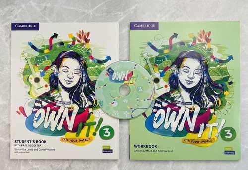 Own it 3 + CD учебник и рабочая тетрадь