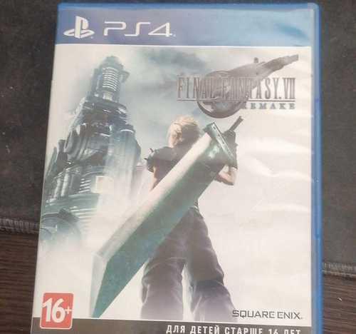 Final fantasy. VII remake ps4 диск