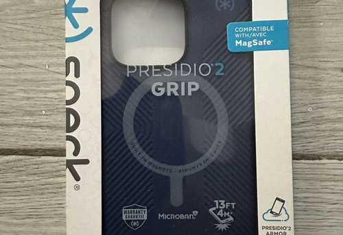 Чехол iPhone 13 pro Speck Presidio grip 2 синий