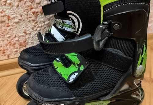 Ролики rollerblade детские р. 33-35 и защита