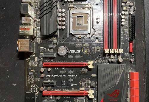 Материнская плата 1150 z97 asus maximus vi hero