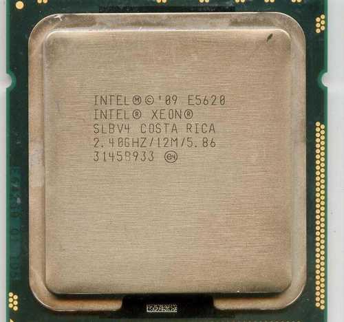 Процессор Intel Xeon E5620 2,4GHz/12Mb (Socket 136