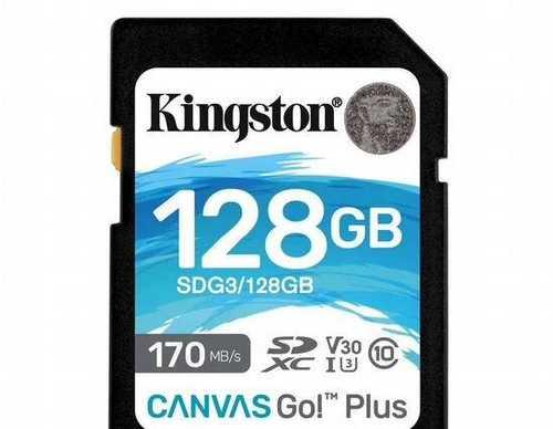 Kingston Canvas Go Plus 128Gb sdxc UHS-I U3 V30