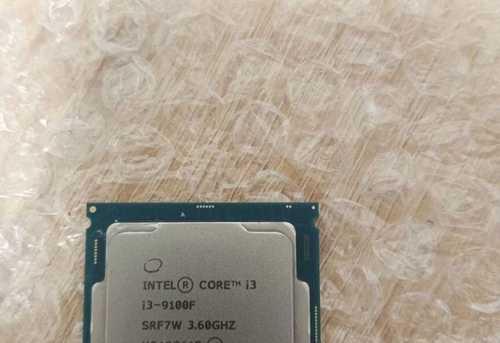 Процессор intel Core i3 9100f