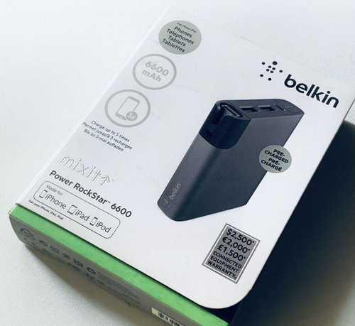 Belkin power 6600 внешний аккумулятор павербанк