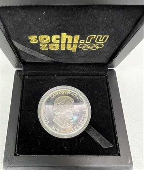 Монета коллекционная Олимпиада Ванкувер Елизавета