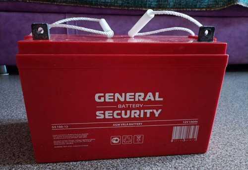 Аккумулятор General Security GS12-100 12V 100Ah