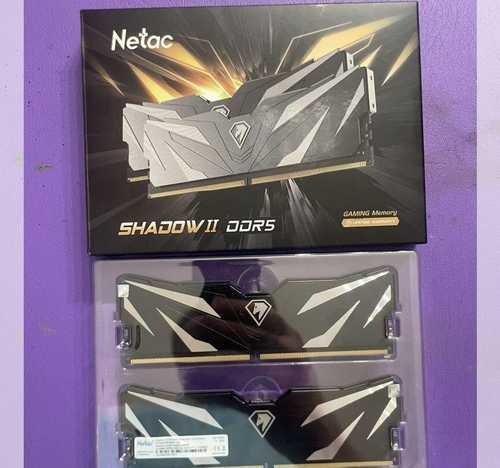 Оперативная память Netac Shadow II Black DDR5