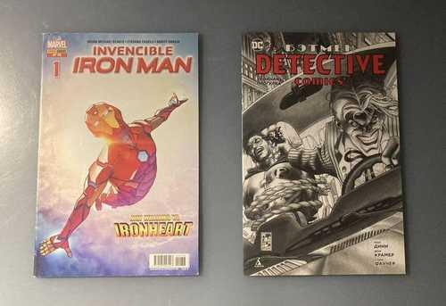 Комиксы Marvel Iron Man DC бэтмен