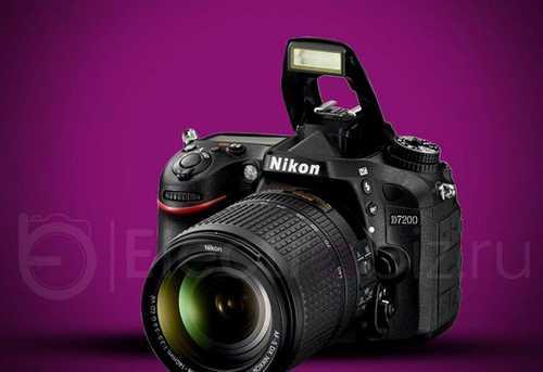 Фотоаппарат Nikon D7200 Kit AF-S DX nikkor 18-105m