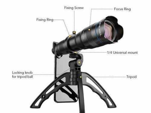 Телескопический объектив HD 36X универсальный
