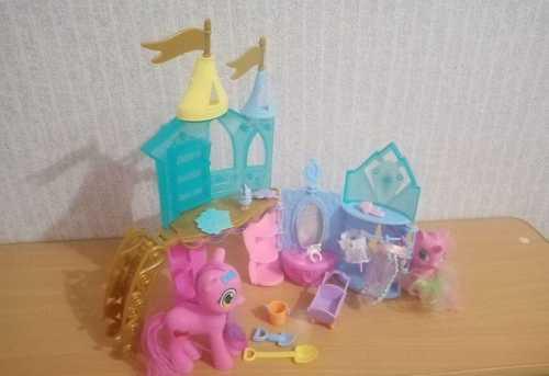 My little pony-замок и две пони
