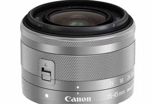 Canon EF-M 15-45mm f/3.5-6.3 IS STM Silver