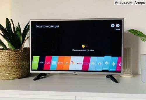 LG.Smart TV (WebOS).Wi-Fi,32"(82 см).доставка