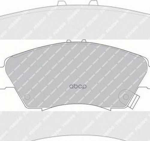 Колодки тормозные перед honda civic EU/ES 01-06