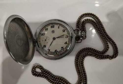 Часы карманные"молния"с цепочкой. СССР