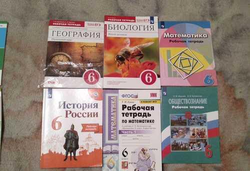Рабочие тетради 6 класс и ким 5-6 класс