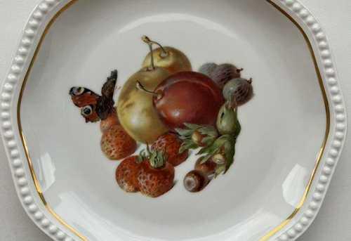 Тарелки фарфоровые Rosenthal Bavaria с фруктами