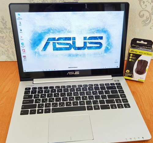 Сенсорный 14"/Core i3/8гб/SSD/АКБ держит