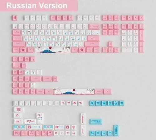 Кейкапы Akko PBT OEM Profile (Русский Язык)