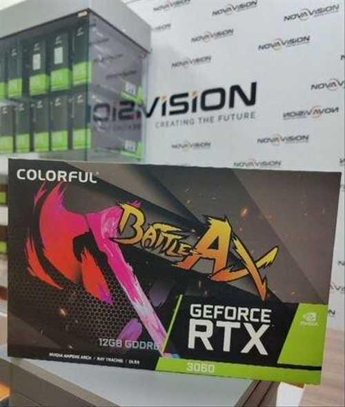 Видеокарты Colorful GeForce RTX 3060 Battle Ax