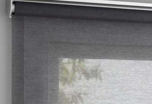 Рулонная штора икеа скогск, 80х195 см, серый