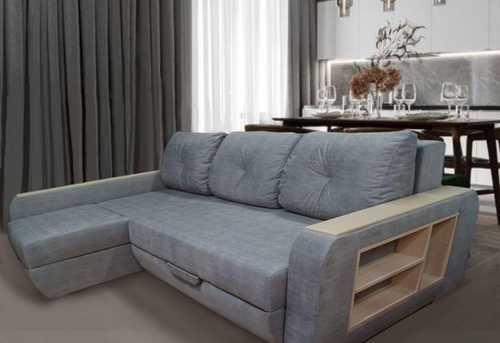 Угловой диван-кровать"балтика" тик-так от фабрики