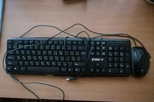 Клавиатура + мышь logitech