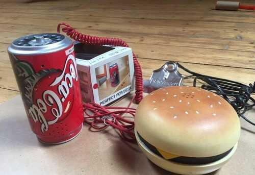 Телефон гамбургер и кола