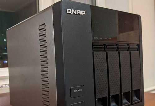 NAS qnap TS-412 с 4 дисками в комплекте