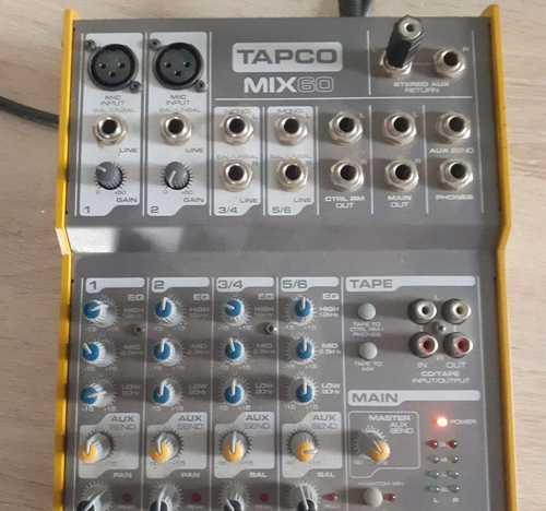 Микшерный пульт Tapco Mix60