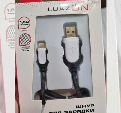 Кабель LuazON, Lightning - USB