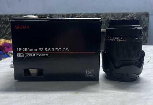 Sigma 18-250mm F3.5-6.3 DC OS Sony