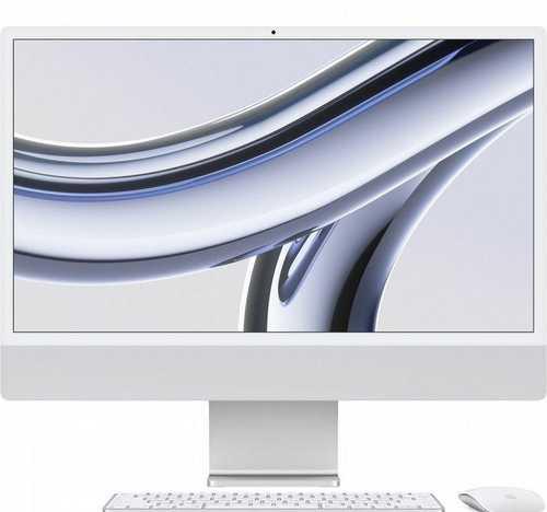 Apple iMac 24 Retina 4.5K 2023 (MQR93) silver