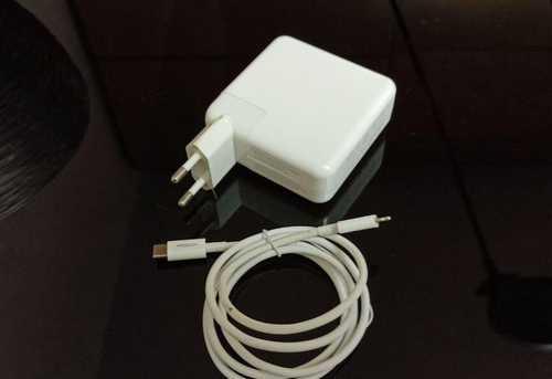 Адаптер Apple 61 W, сьëмная вилка + провод, Япония
