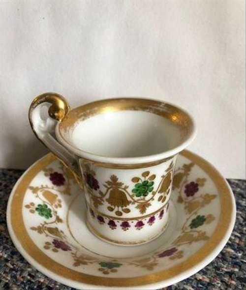 Антикварная чайно-кофейная пара, 19 век