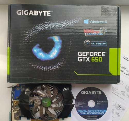 Gigabyte nvidia GeForce GTX 650 1гб gddr5