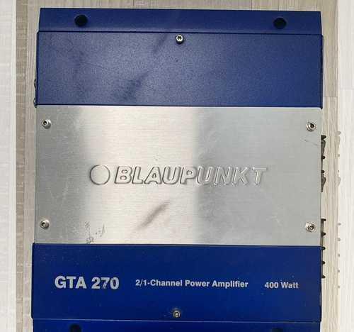 Автомобильный усилитель blaupunkt gta 270