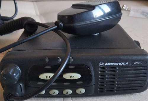 Motorola gm 340- UHF с антенной