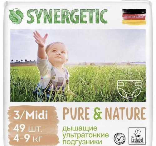 Подгузники synergetic 3