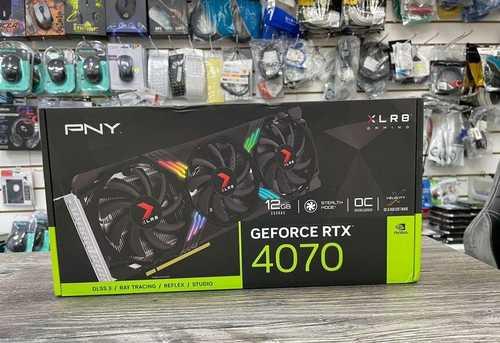 Видеокарта PNY GeForce RTX 4070 OC verto 12 гб