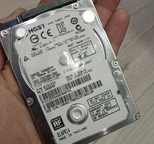 Внутренние жесткие диски hgs HDD 500Gb