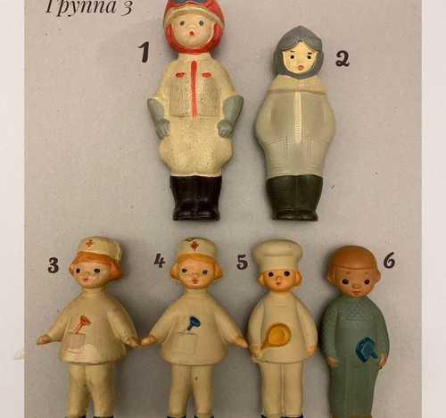 Игрушки резиновые СССР 10 шт раритет