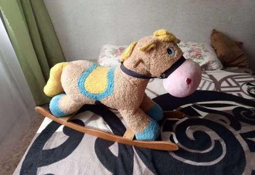 Лошадь игрушка качалка