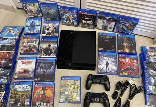 PS4 Playstation 4 sony PS4 PRO + игры fifa22 GTA5