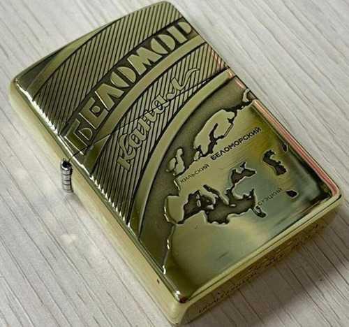 Зажигалка zippo с гравировкой Беломорканал