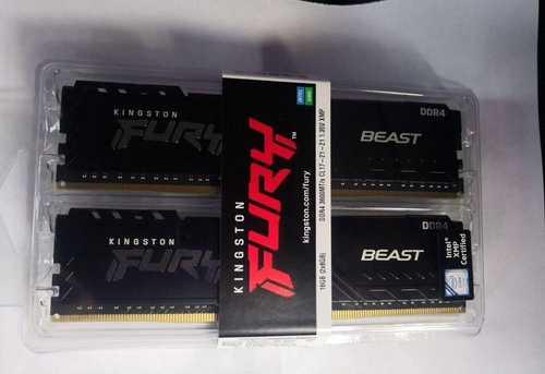 Оперативная память Kingston 16Gb DDR4 3600 MHz